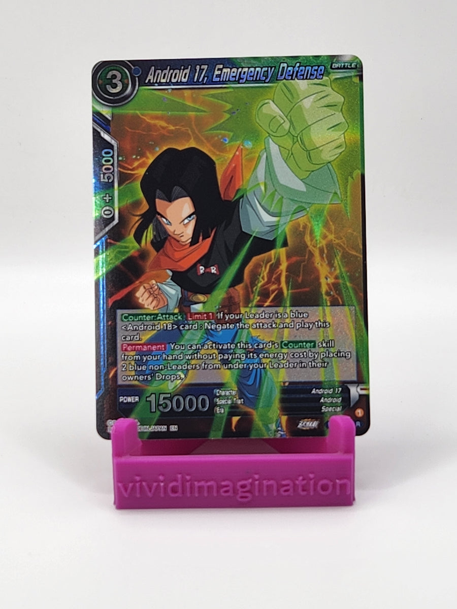 Android 17, Emergency Defense BT20-044 R |Vivid Imagination Cards and Collectibles
