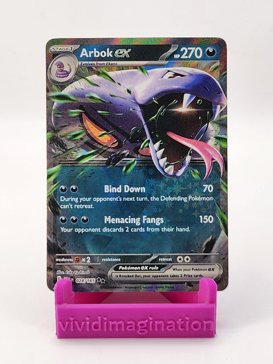 Arbok ex 024/165 |Vivid Imagination Cards and Collectibles