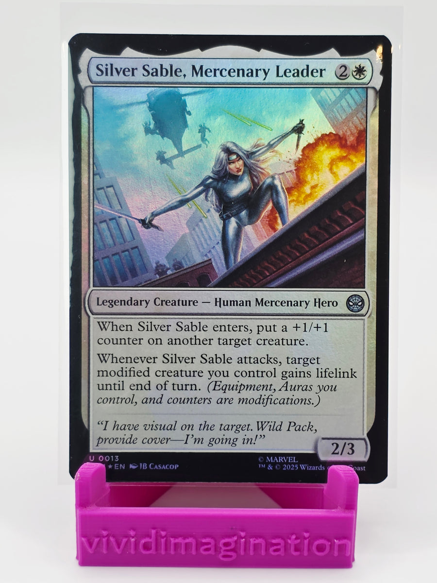 Silver Sable, Mercenary Leader – Vivid Imagination Cards and Collectibles